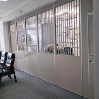 China Movable Acoustic Partition Wall - 100mm Thickness, 58dB Sound Insulation, Aluminum Frame for Banquet Halls for sale