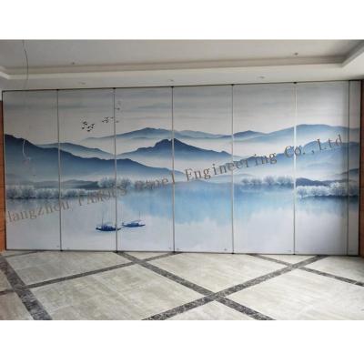 China 65mm Acoustic Sliding Room Dividers with STC 32-52dB Soundproofing for Commercial Spaces for sale
