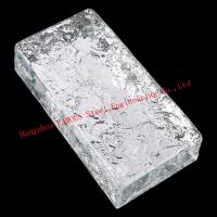 China 200x100x50mm Solid Glass Block - Tempered Safety Glass with 204°C Thermal Resistance for Building Walls and Partitions for sale