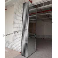 China Manual Movable Sliding Glass Partition Wall - 65mm Thickness, 38-58dB Soundproof Rating for Office & Commercial Spaces for sale