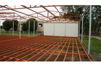 China Flexible Layout Structural Steel Fabrications Light Steel Structure Sandwich Panel for sale