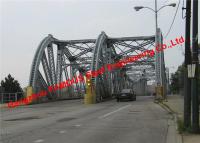 China Tied Arch Steel Bridge Deck Construction With Bowstring Arch Girder for sale