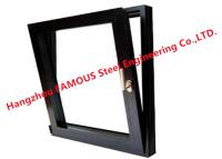 China Low-E 5mm 12A Double Tempered Clear Glass Awning Window With Operator Handle for sale