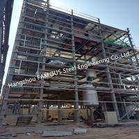 China Powder Plant Multi Storey Steel Building Box Column Frameworks With Insulated Panels for sale