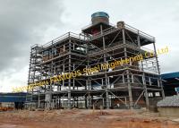 China Powder Plant Multi Storey Steel Building Box Column Frameworks With Insulated Panels for sale