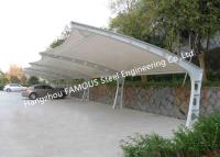 China PVDF Sail Steel Membrane Structure Car Parking Shed - 1100g/sqm Roof, 85kg/Sqm Snow Load, 20+ Year Life for sale