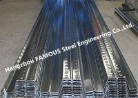 China Anti Seismic Galvanized Corrugated Steel Floor Decking Permanent Upholding for sale
