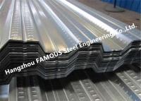 China Anti Seismic Galvanized Corrugated Steel Floor Decking Permanent Upholding for sale