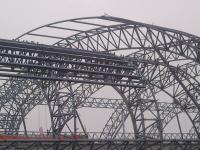 China Tekla Xsteel Designed Industrial Steel Buildings Convenient Site Erection for sale