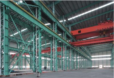 China Prefab House Seismic Proof Light Industrial Steel Workshop Easy Erection for sale