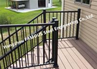 China 1200mm Height Customized Balustrade Aluminum Stair Handrail For Balcony for sale
