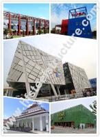 China Heavy Steel Fabrication Industrial Commercial Plant with Fire-Resistant Sandwich Panels - Q235/Q345 Grade, 90m Single-Span for sale