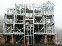 China Rapid Site Construction Structural Steel Fabrications Warehouse In Precise Calculation / Pre-assembly for sale