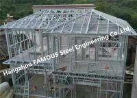China Prefabricated Galvanized Q345B Light Steel Structure House with G550 AZ150 Studs - 50-500m² Custom Sizes for sale