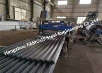 China 180 Tons Galvanized Color Steel Sheet And Q345b Steel Structure Members for sale