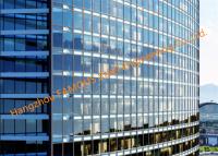 China ISO Certified Aluminum Glass Curtain Walls - 3000mm x 8000mm Max Size with Thermal Insulation for sale