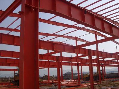China Structural Steel Buildings With Corrugated Steel Sheet Panel Closure for sale