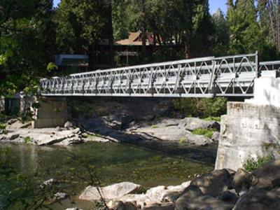 China Portable Bailey Bridge with 90m Span Capacity | Q235/Q345 Steel Construction | Heavy Load Industrial Structure for sale