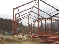 China Light Weight Steel Pre-engineered Factory Fabrication With Surrounding Cladding Panels for sale