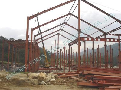 China Light Weight Steel Pre-engineered Factory Fabrication With Surrounding Cladding Panels for sale