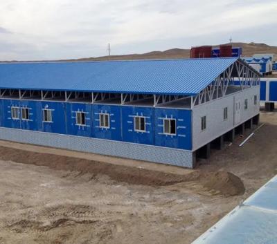 China Q355 Prefabricated Container House 6.038m x 7.142m with 50-Year Durability and 200km/h Wind Resistance for sale