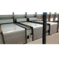 China Modern Industrial ISO3834 High Speed Door Horizontal And Lifting Swirled Backwards for sale