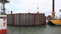 China Straight Web Hot Rolled Sheet Piles Flat Web Sheet Piles For Cellular Cells for sale