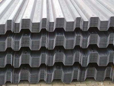 China Trench Cold Formed Sheet Piles For Ground Support And Trench Work for sale