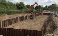 China Trench Cold Formed Sheet Piles For Ground Support And Trench Work for sale