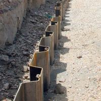 China JIS5528 Standard Omega Steel Sheet Piles 4-16mm Thickness 600-1600mm Width Cold Formed Construction for sale