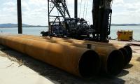 China ASTM A252 Standard Steel Pipes Piling Pipes For Bridge / Port Constructions for sale