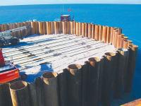 China ASTM A252 Standard Steel Pipes Piling Pipes For Bridge / Port Constructions for sale