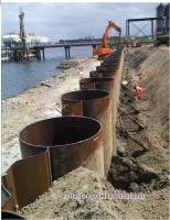 China Combi Wall System Pipe Combination Wall Series Piling Walls for sale
