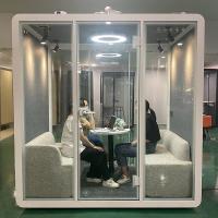 China Quarantine Room Minimalist Container Temporary Office Pods For Co-Working Space for sale