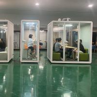 China Quarantine Room Minimalist Container Temporary Office Pods For Co-Working Space for sale