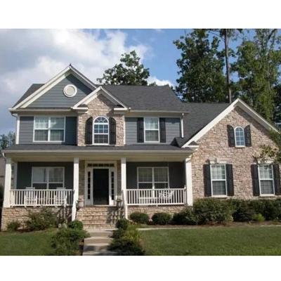 China Light Steel Structure Prefabricated Luxury Villa Furnished Two Story Prefab House for sale