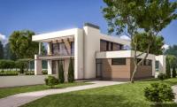 China Light Steel Villa with 0.8-1.5mm Q550 Steel Structure - Prefabricated Luxury House with 90-100mm Insulation for sale