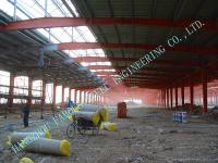 China A36 Pre Engineered Industrial Steel Buildings Welded H Shape For Fabric Mills for sale