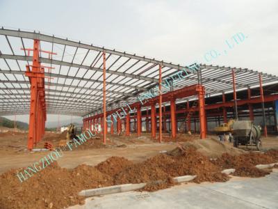 China Mining Warehouse Prefab Steel Buildings Pre Engineered Multispan ASTM Standards for sale