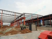 China Pre Engineered Frame Industrial Steel Buildings 60' X 90' High Strength Bolts for sale