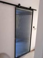 China Sliding Toughened Glass Barn Door for House Interior Kitchen Bath Room for sale