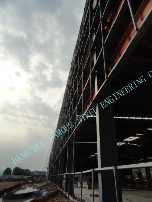 China ASTM Grade A572/A36 90' x 110' Industrial Steel Building for Concrete Plants - Multispan Design for sale