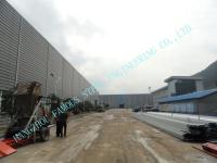 China Light  ASTM 65 X 95 Prefab Multipan Industrial Steel Buildings With Composite Boards for sale