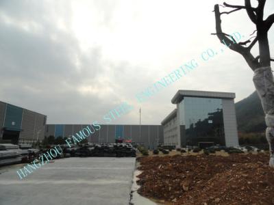 China EU Prefab 70 X 95 Steel Framed Buildings , Industrial Warehouse Craft Sheets for sale