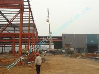 China Multi Gable Span Steel Framed Building 82' x 96' Prefabricated ASTM Standards with H-Section Beams for sale