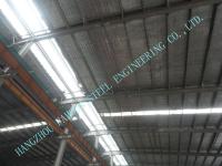 China Industrial Prefabricated Steel Building 81x92 ft ASTM A36 Portal Frame Multi-Span Warehouse with Fireproof Coating for sale