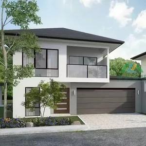 China Australia Standard Waterproof Prefabricated Light Steel Villa House with 70m/s Wind Resistance and 150+ Year Durability for sale