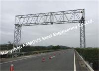China Galvanized Structure Gantry Portal Steel Frame Traffic Lights And Guideboards Billboard for sale