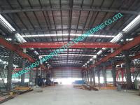 China Metal Customized Prefab Industrial Steel Buildings Easy Erection With C Purlins for sale