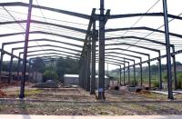 China Mining Storage Steel Framed Buildings , Fast Erection PEB Prefab Steel Buildings for sale